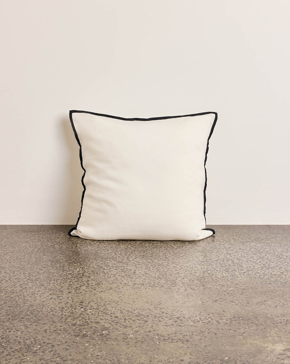 Linen European Pillowcase - Meringue – Hommey USA