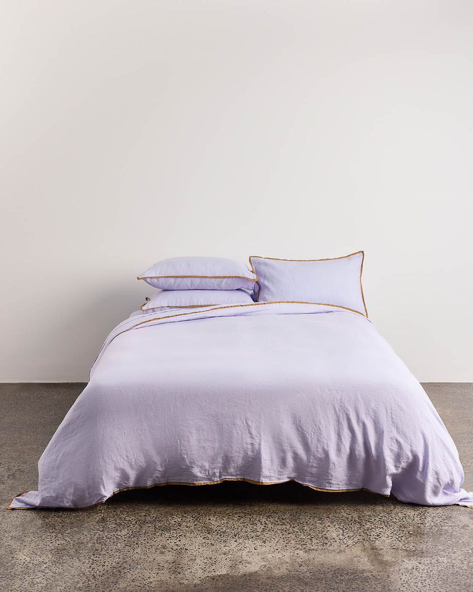 Linen Duvet Cover - Wisteria – Hommey USA