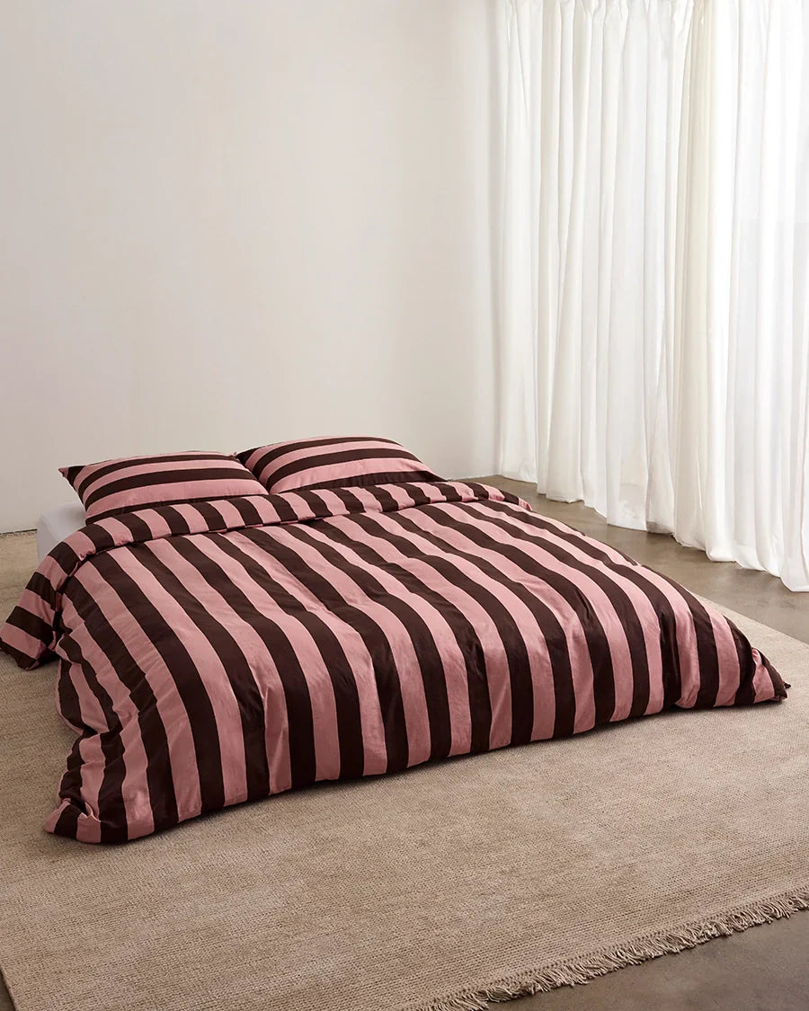 Duvet Cover - Rocky Road Stripes – Hommey USA