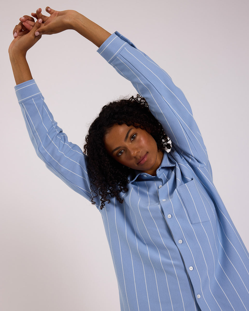 Long Sleeve Sleep Shirt - Capri – Hommey USA